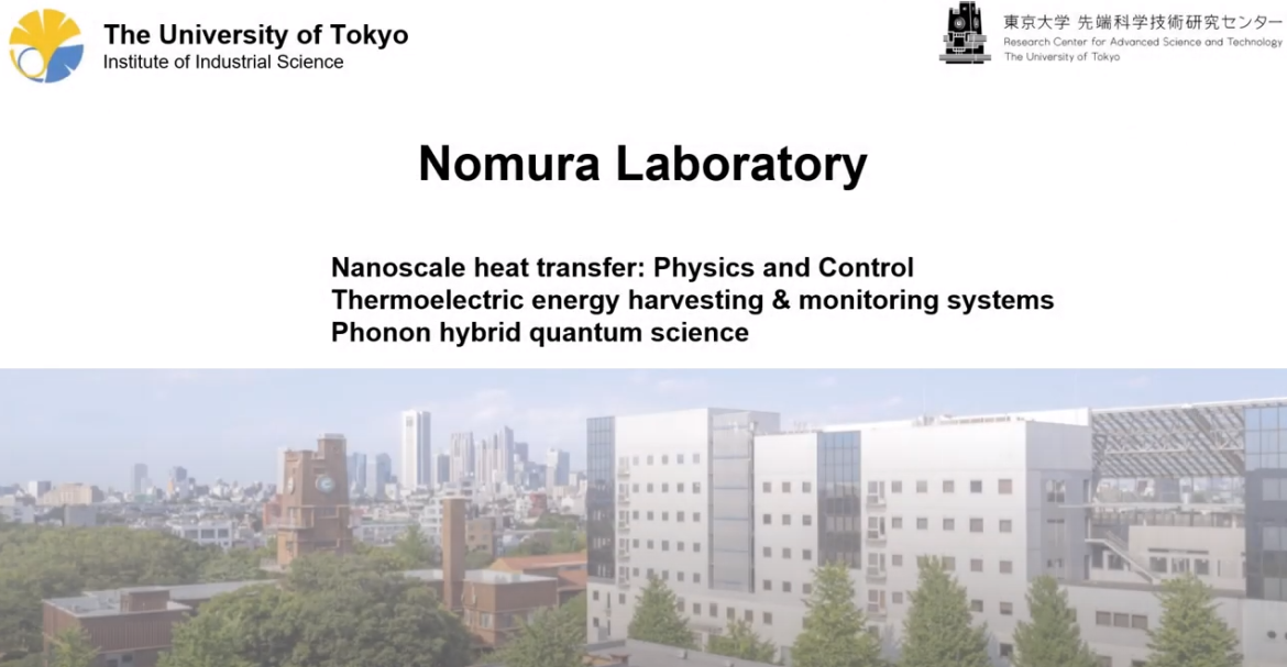 Nomura Lab – Phonon engineering and semiconductor device thermal management